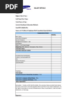 Salary Annexure Format in Excel | PDF