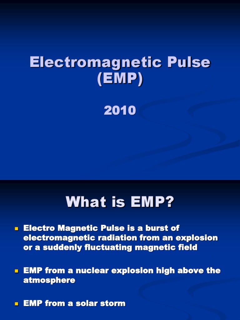 Electromagnetic Pulse (EMP) | PDF | Electromagnetism | Electrical ...