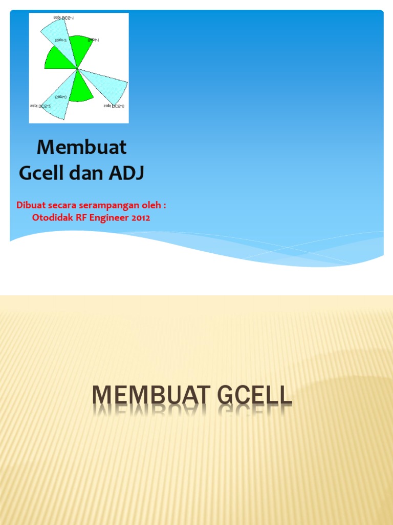 Membuat GCell | PDF | Sains & Matematika | Teknologi & Rekayasa