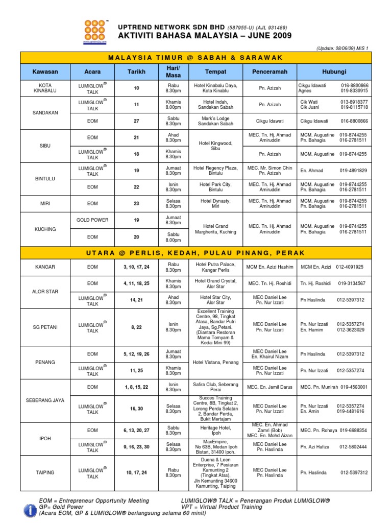 June Timetable | PDF