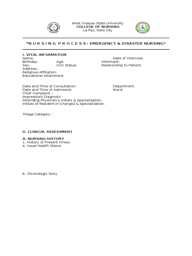 ER Nursing Process | PDF | Emergency Department | Nursing