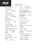 English Proficiency Test Sample with Answers | PDF | Law