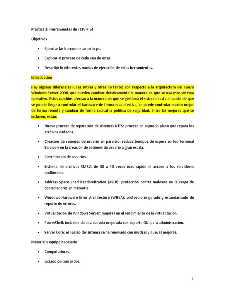 Práctica Windows Server | PDF | Dirección IP | Servidor (Computación)