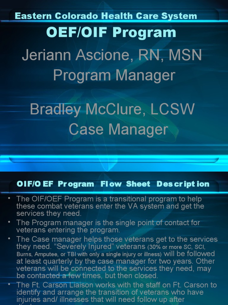 Department of Labor: ECHCS OEF OIF Program Short | PDF | Veteran ...