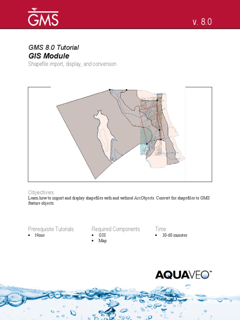 GIS Module: GMS 8.0 Tutorial | PDF | Geographic Information System ...