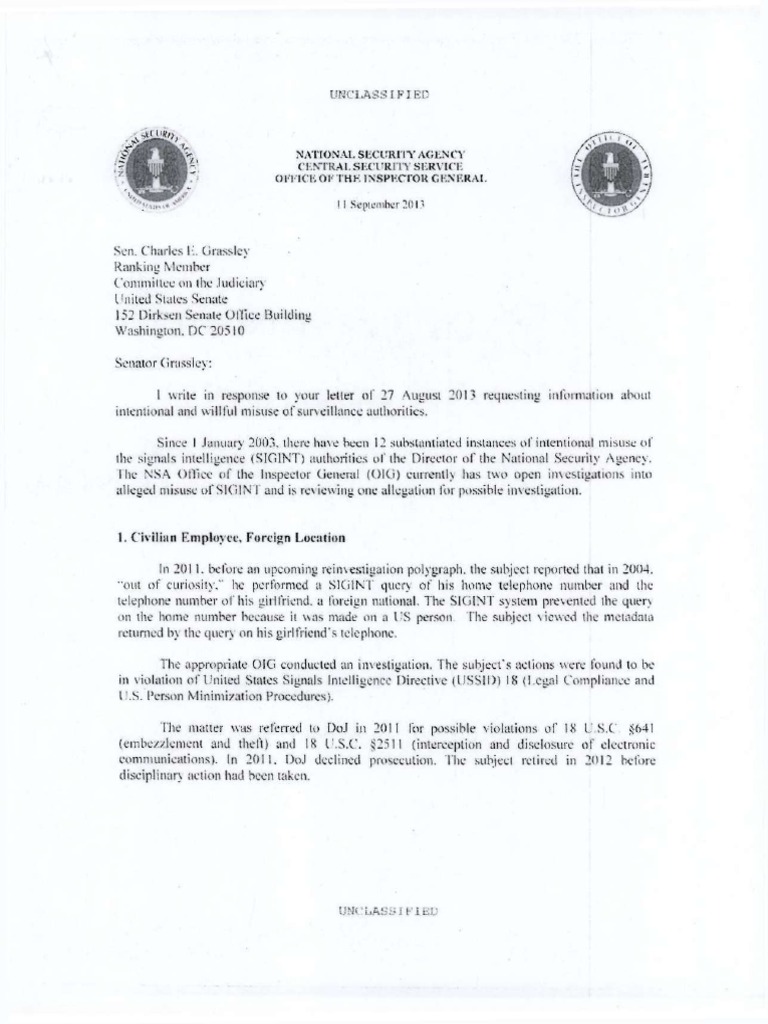 NSA Surveillance LOVEINT | PDF | National Security Agency | National ...