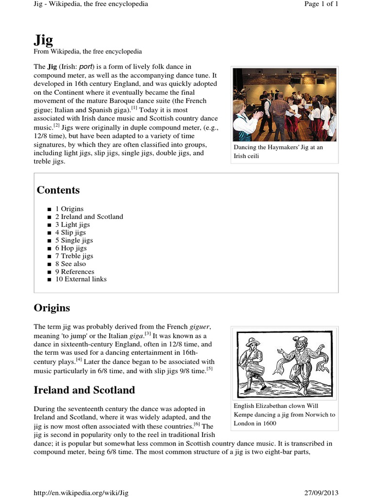 From Wikipedia, The Free Encyclopedia: Dancing The Haymakers' Jig at An ...