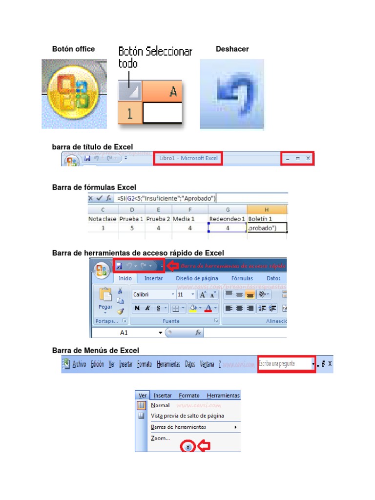 Botones Excel | PDF | Métodos y materiales de enseñanza