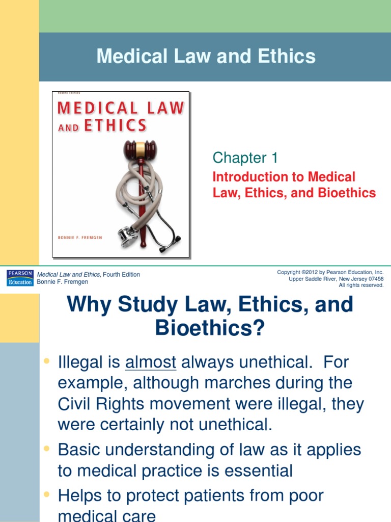 Fremgen Ch01 Lecture | PDF | Bioethics | Applied Ethics