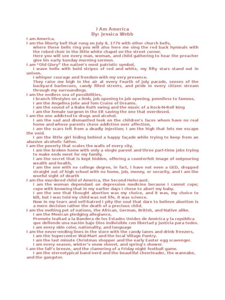 I Am America | PDF