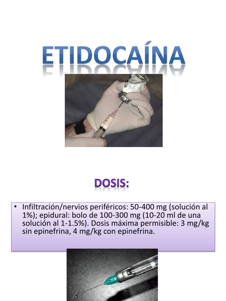 Dosis de Anestésicos Locales con Epinefrina | PDF | Ciencia y matemáticas