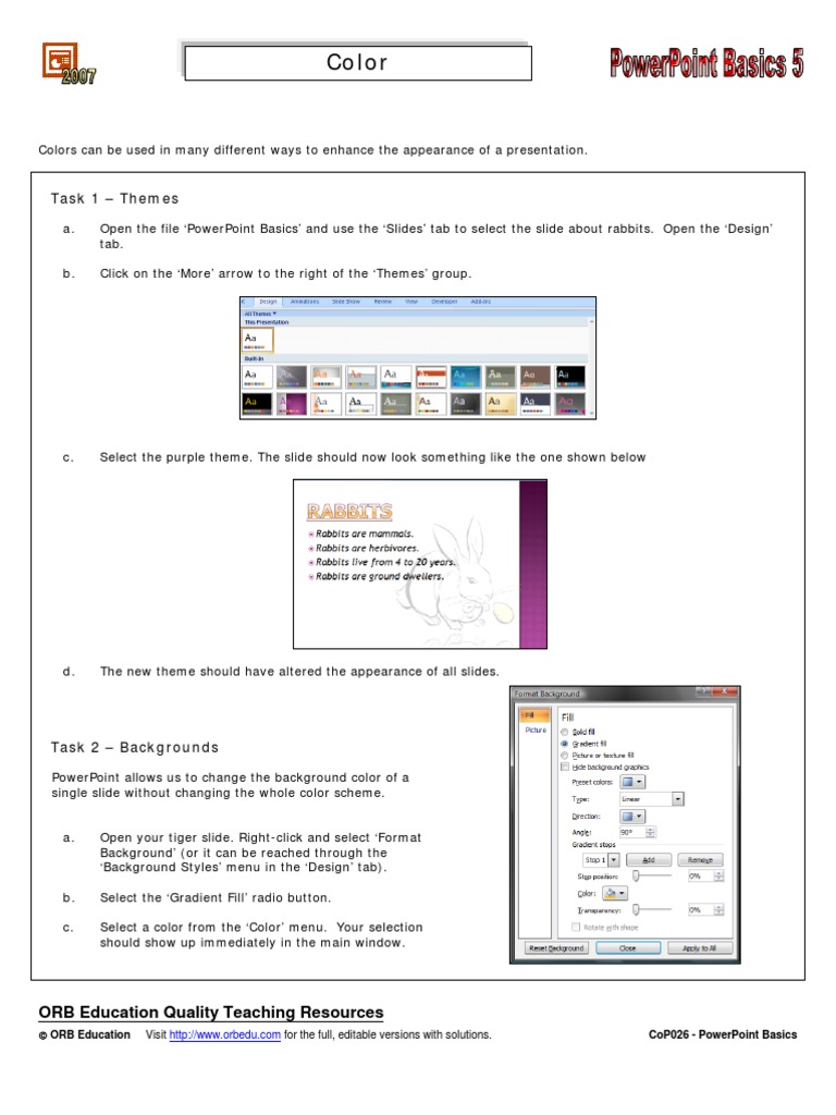 CoP026 Power Point Basics | PDF | Lesson Plan | Microsoft Power Point