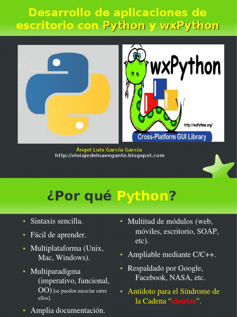 Python y WxPython | PDF | Python (lenguaje de programación) | Widget (Gui)