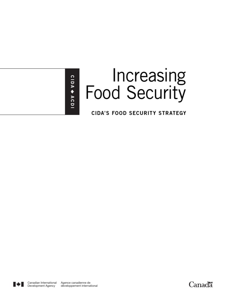 Food Security Strategy e | PDF | Food Security | Sustainability