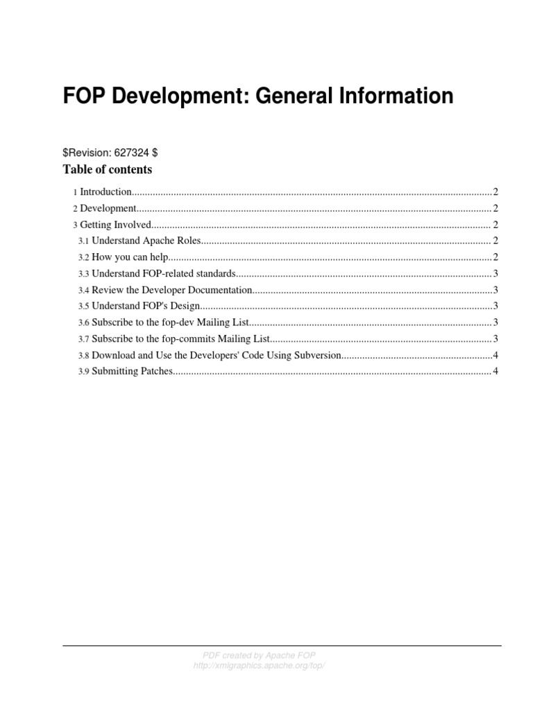 FOP Development: General Information: $revision: 627324 $ | PDF ...