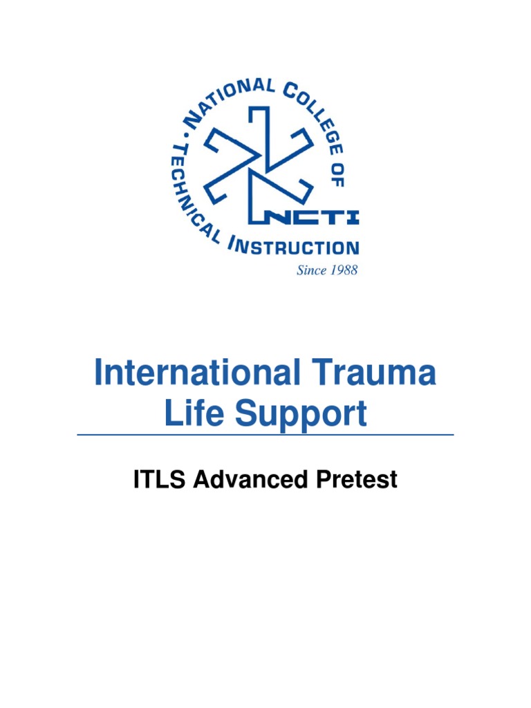 09 ITLS Pretest | PDF | Major Trauma | Shock (Circulatory)