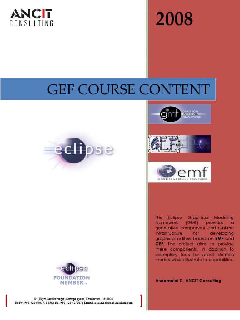 Gef Course Content: GEF. The Project Aims To Provide | Download Free PDF | Eclipse (Software ...