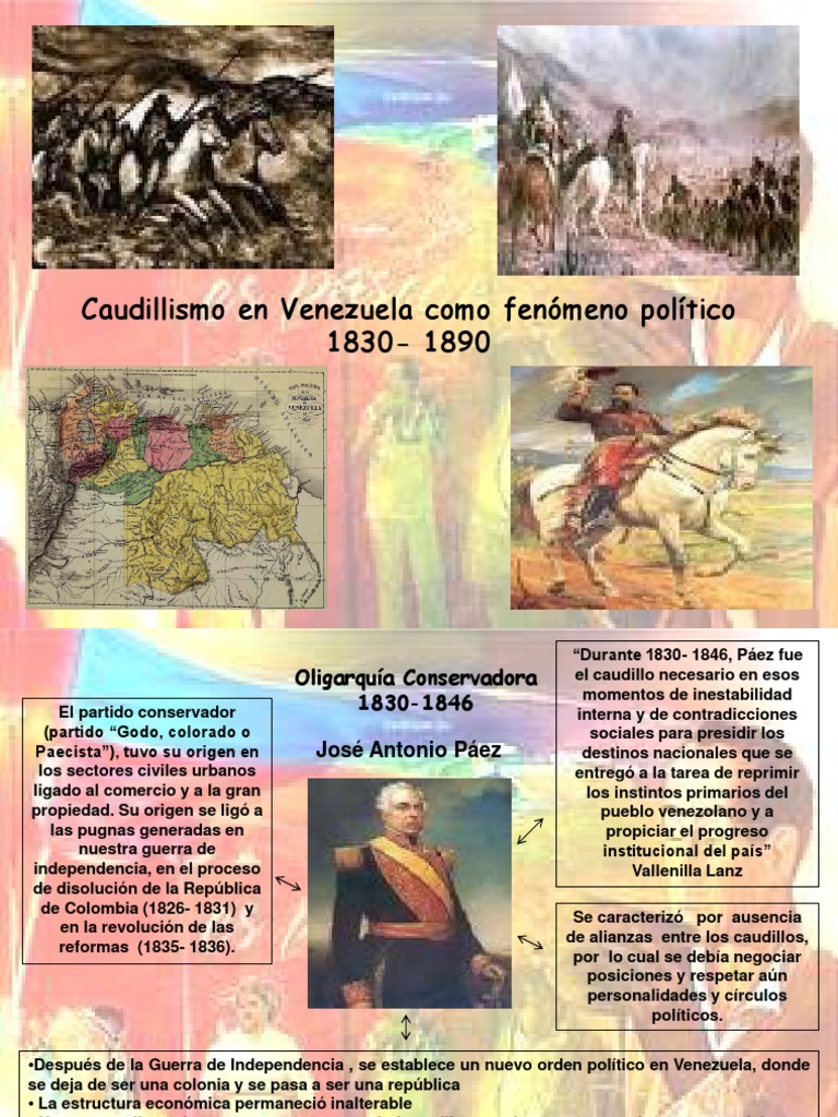 El Caudillismo en Venezuela (1830-1890) | PDF | Gobierno | Agitación