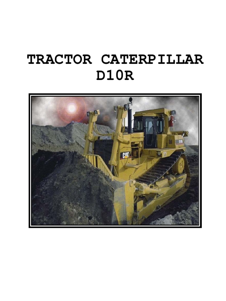 Tractor D10R | PDF | Transmisión (Mecánica) | Engranaje