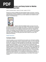 Matilda Chapter 3 Comprehension Questions | PDF