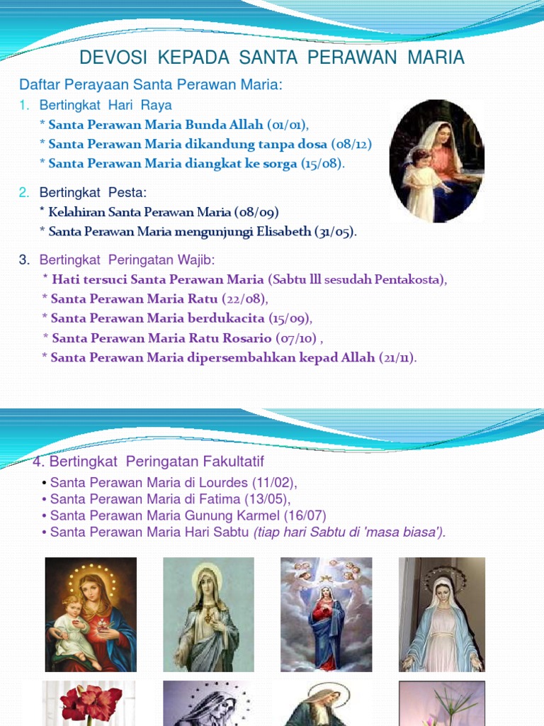 Devosi Maria | PDF | Agama & Spiritualitas