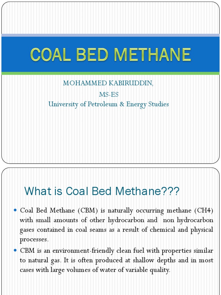 Coal Bed Methane | PDF | Coalbed Methane | Hydrocarbons