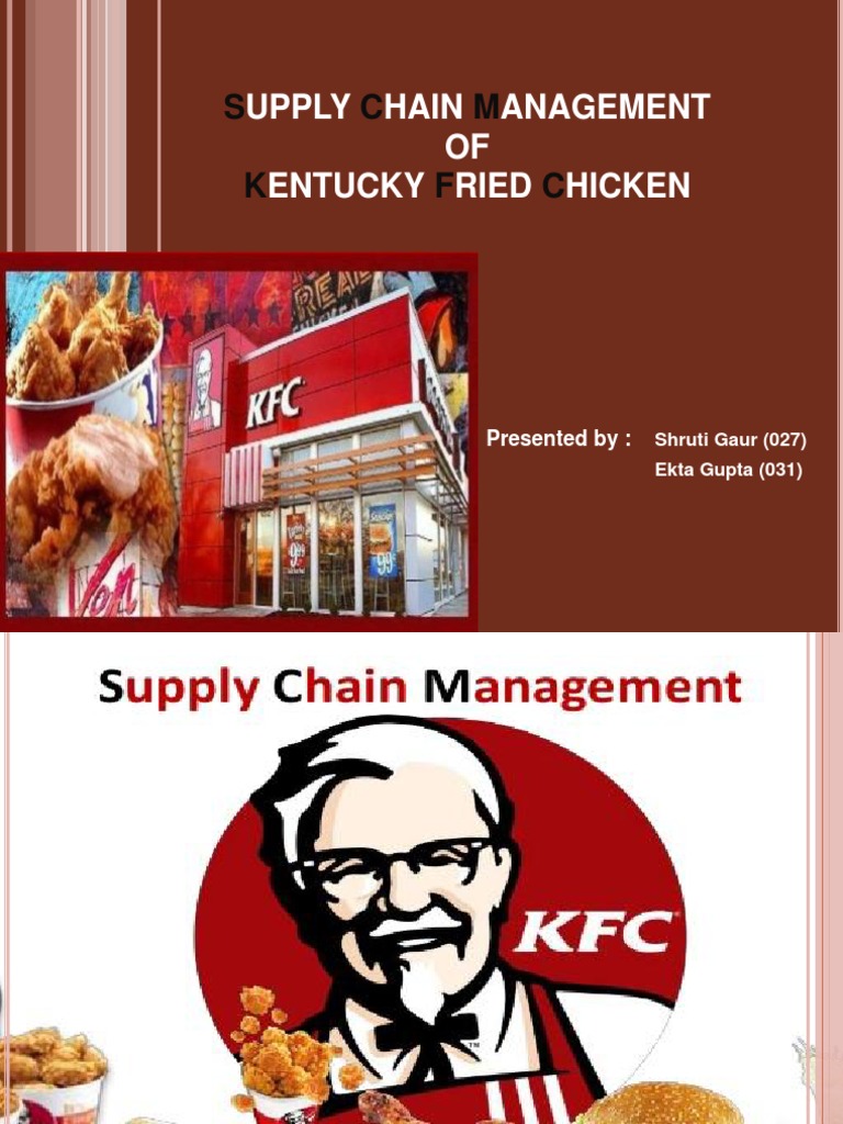 SCM of KFC | Supply Chain Management | Supply Chain