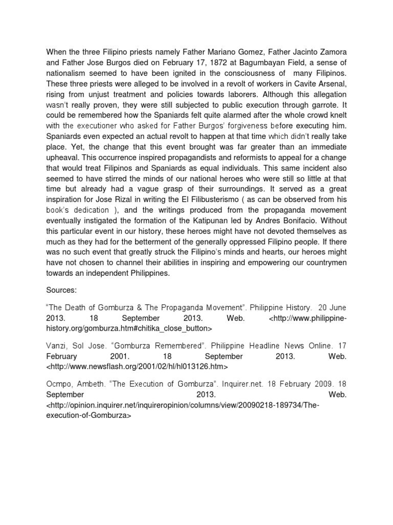 Gomburza | PDF