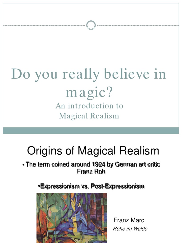 Magical Realism | Download Free PDF | Realism (Arts) | Gabriel García Márquez