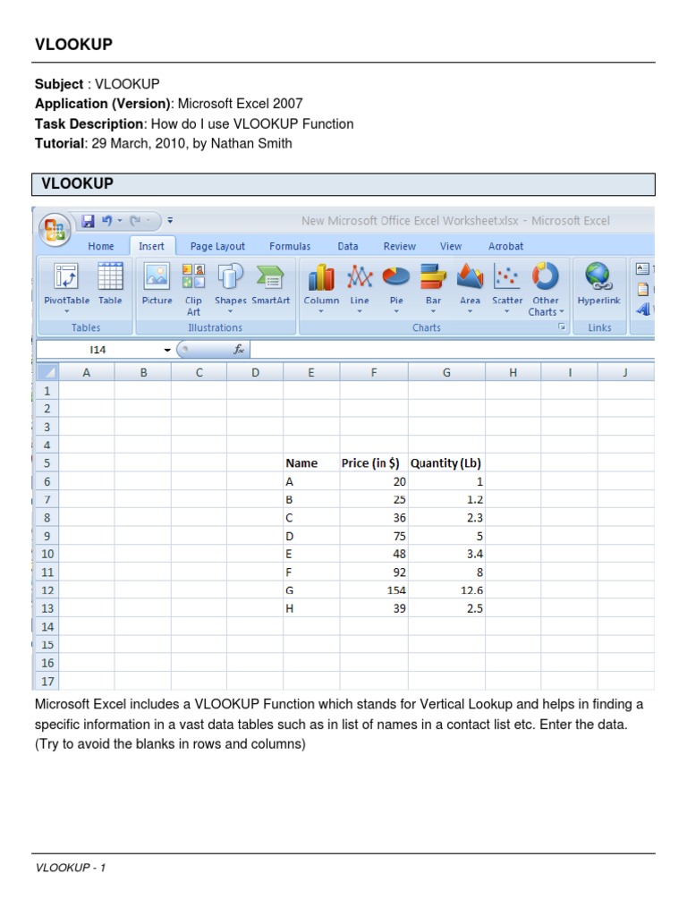 VLOOKUP | PDF