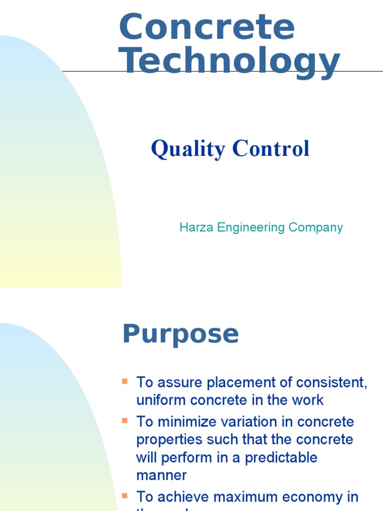 Advanced Concrete Quality Control Guide | PDF