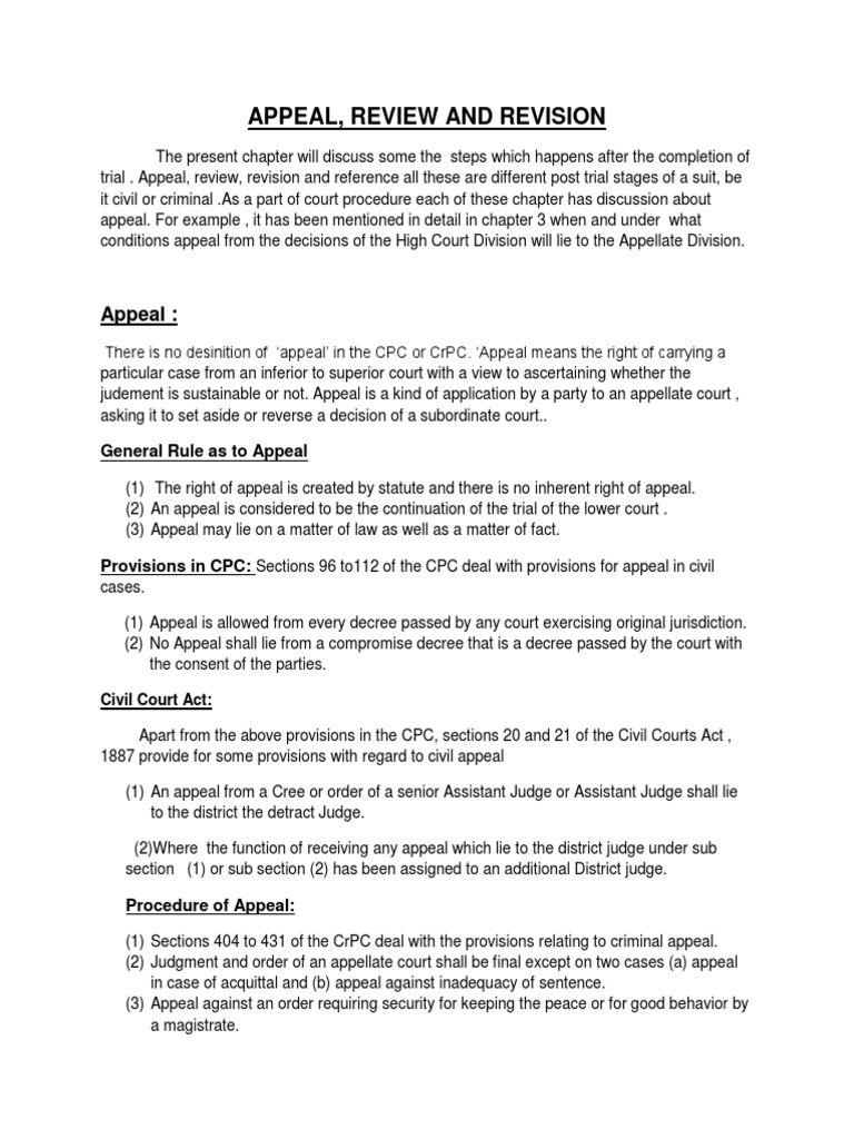 Appeal | Appeal | Criminal Procedure In South Africa