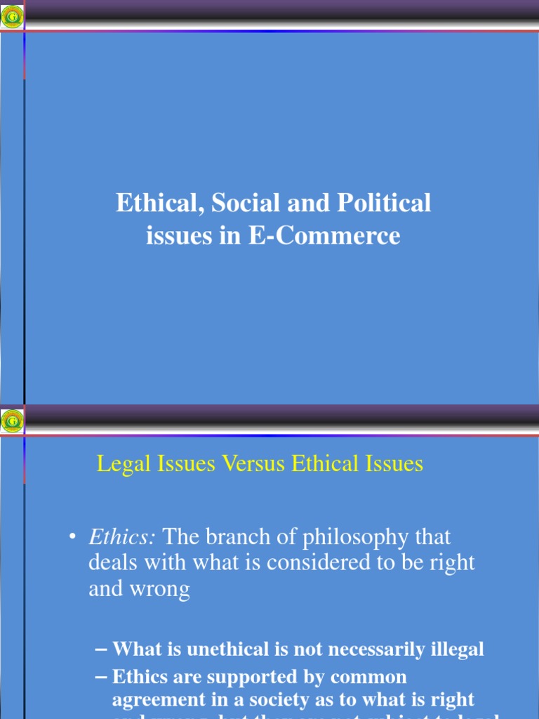 Ethical, Social and Political Issues | PDF | Copyright Infringement ...