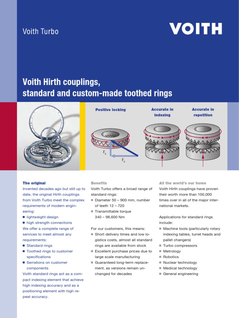 Voith-hirth-couplings.pdf | Screw | Mechanical Engineering