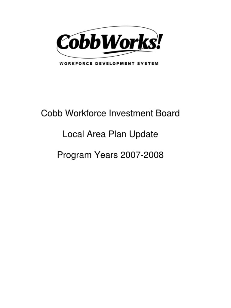 Department of Labor: Cobb | PDF | Workforce Development | Employment