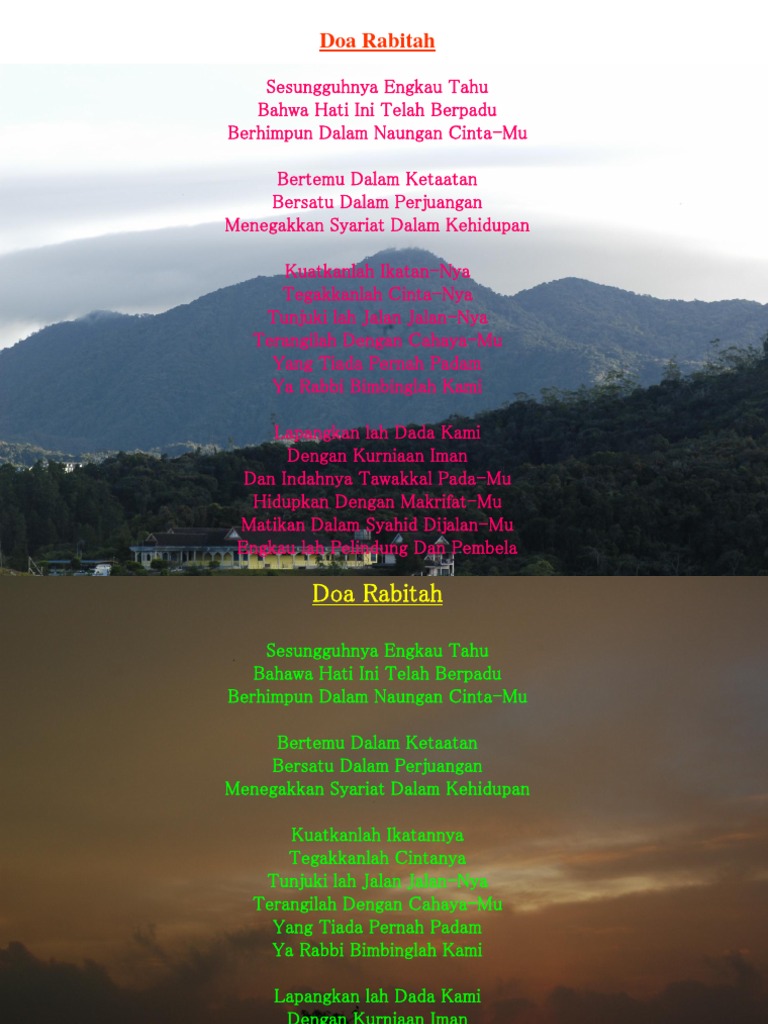 Doa Rabitah | PDF