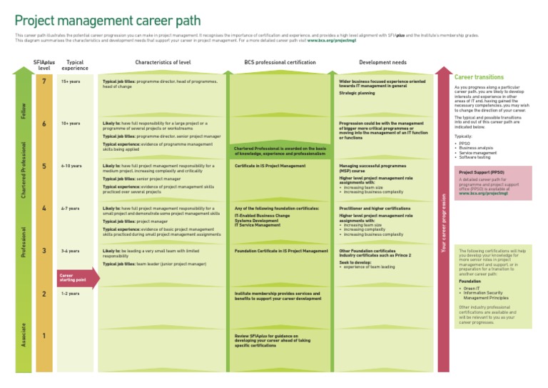 Projectmgt Careerpath Diagram | PDF | Project Manager | Project Management