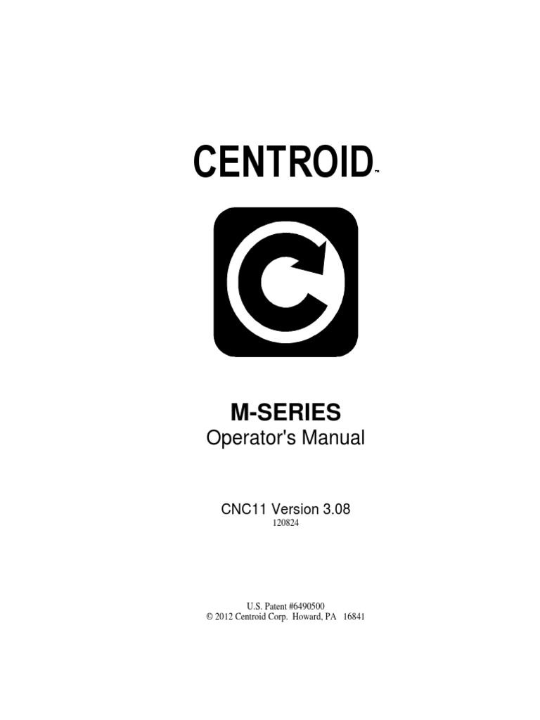 v3.08 Mill Operators Manual | PDF | Keyboard Shortcut | Numerical Control
