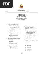 Science Form 1 Exam Questions PDF | PDF