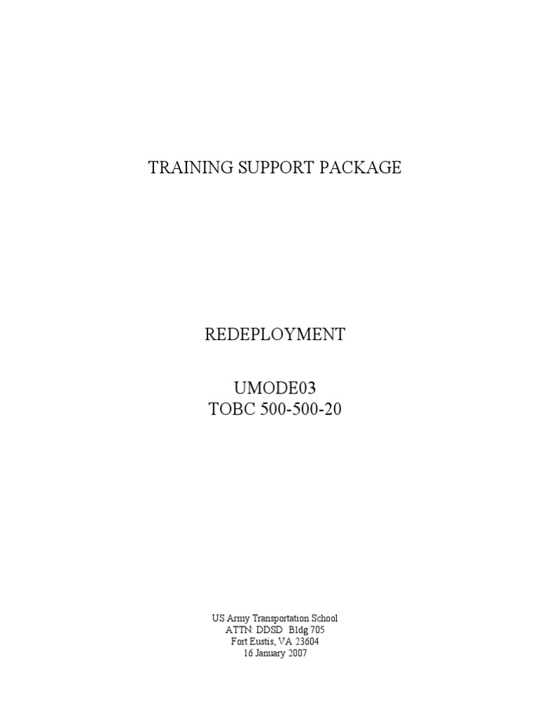 Redeployment TSP | PDF | Containerization | Rail Transport