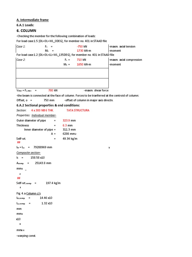 Built Up Steel Column | PDF | Column | Strength Of Materials