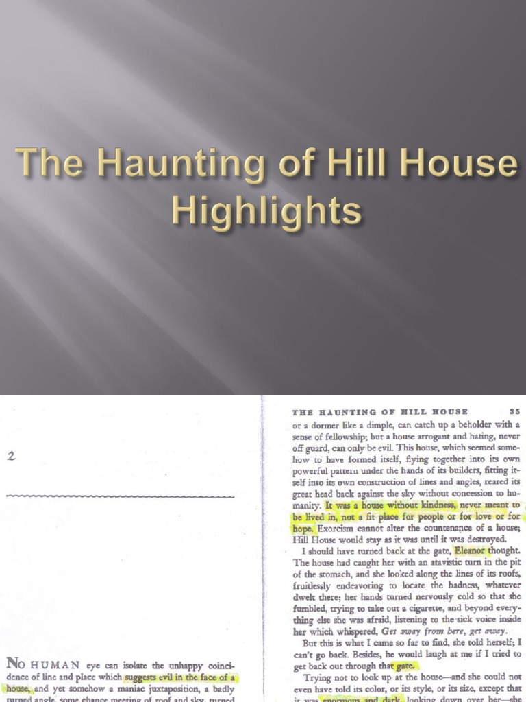 The Haunting of Hill House | PDF | Foreign Language Studies | Home & Garden