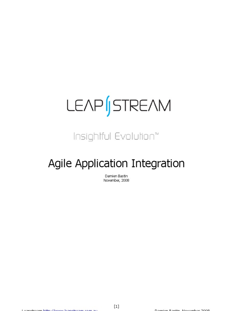 Agile Application Integration | PDF | Agile Software Development | Databases
