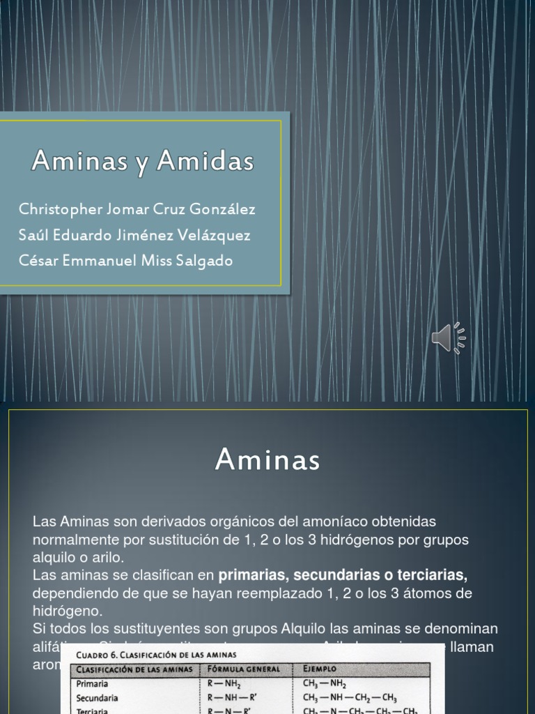 Aminas y Amidas | PDF | Amina | Amida