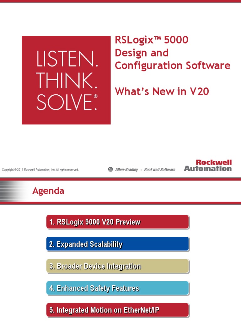 RSLogix 5000 V20 External | PDF | Input/Output | Ip Address
