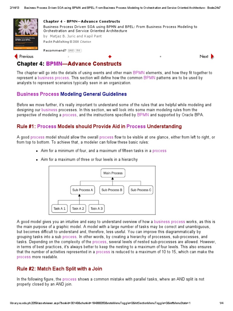 Business Process Driven SOA Using BPMN and BPEL - From Business Process Modeling To ...