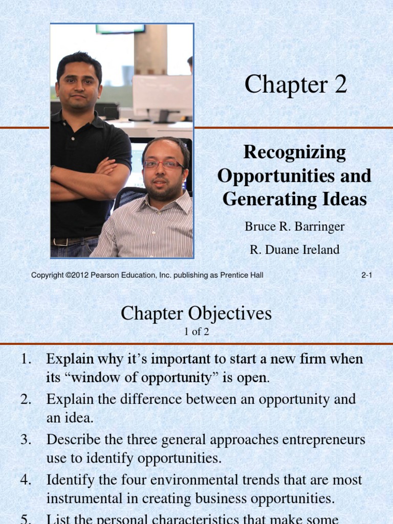 Barringer E4 Ppt 02 Pdf Entrepreneurship Brainstorming