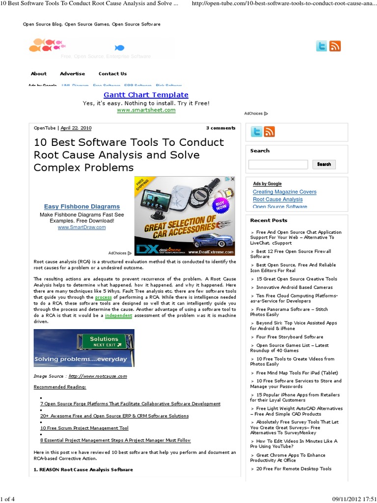 10 Best Software Tools To Conduct Root Cause Analysis and Solve Complex ...