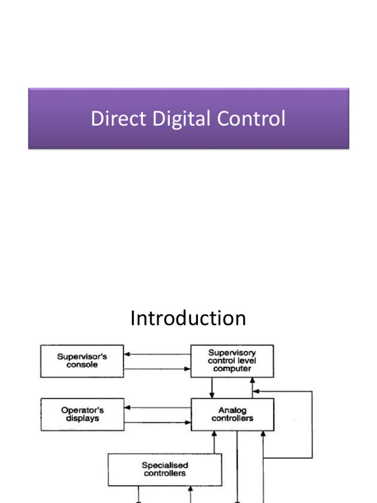 2.direct Digital Control | PDF | Algorithms | Input/Output