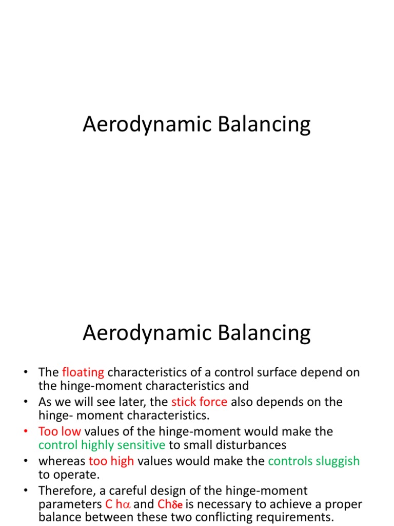 Aerodynamic Balancing | Flight Control Surfaces | Spaceflight Technologies